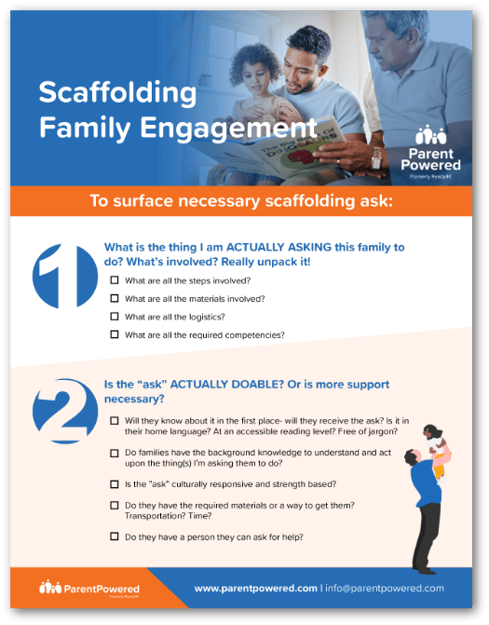 Scaffolding! The Key to Engaging ALL Families