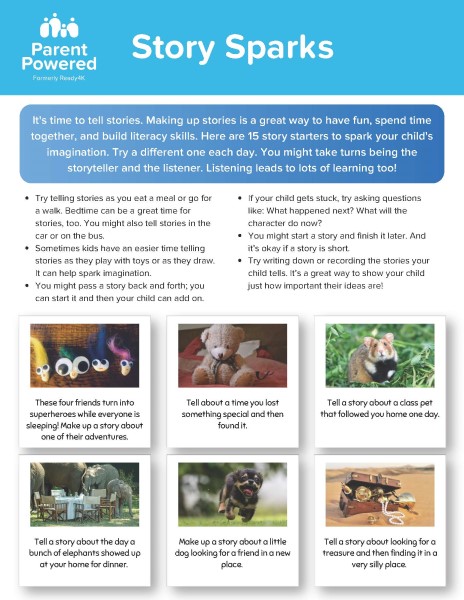 Story Sparks to Boost Literacy Skills