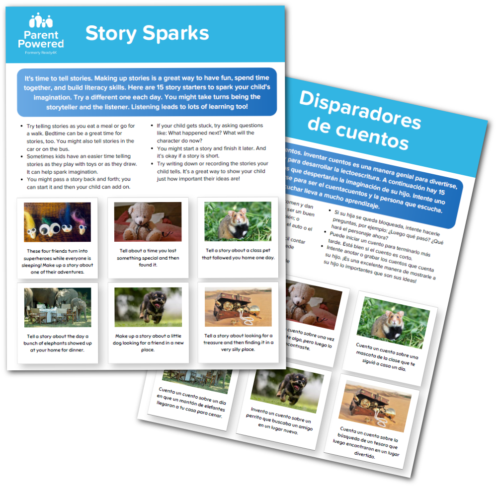 Story Sparks: Literacy Building Exercises for Summertime